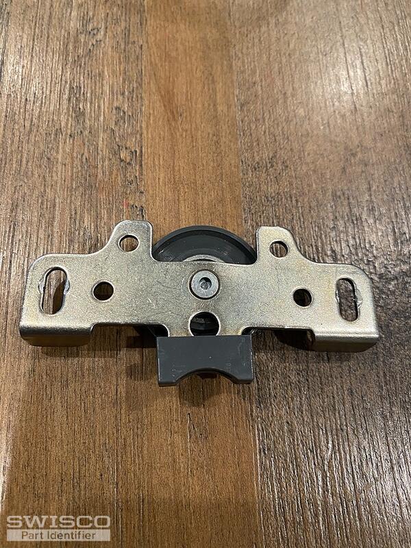 Solid wood bypass closet door bottom roller hardware : SWISCO.com