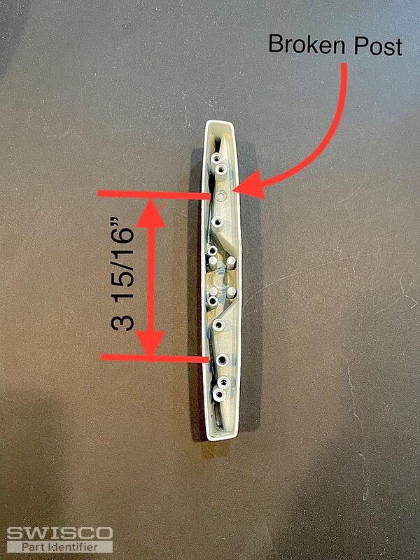 Pella exterior pull with broken screw post : SWISCO.com