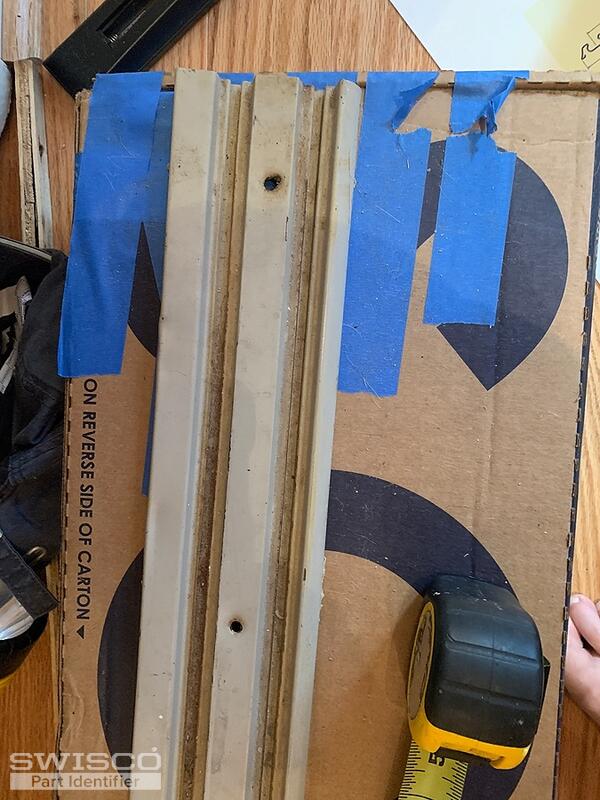 Replacement Track for Stanley bypass closet doors : SWISCO.com