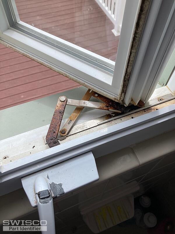 Window crank arm rusted : SWISCO.com