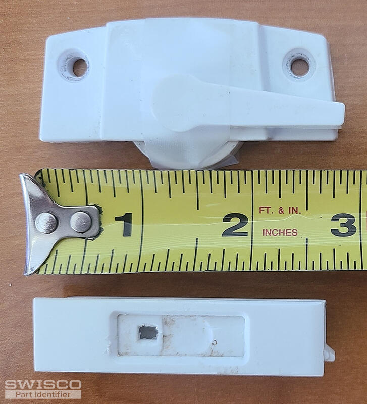 Tilt-tab lock and sash lock originally installed on Andersen SilverLine ...