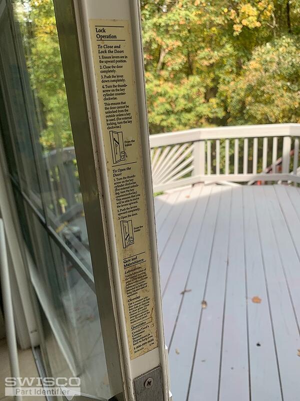 The door lock for patio sliding door(model Number:CTGB-Tempered 16CFR1201II SGCC1921 1/8u ...