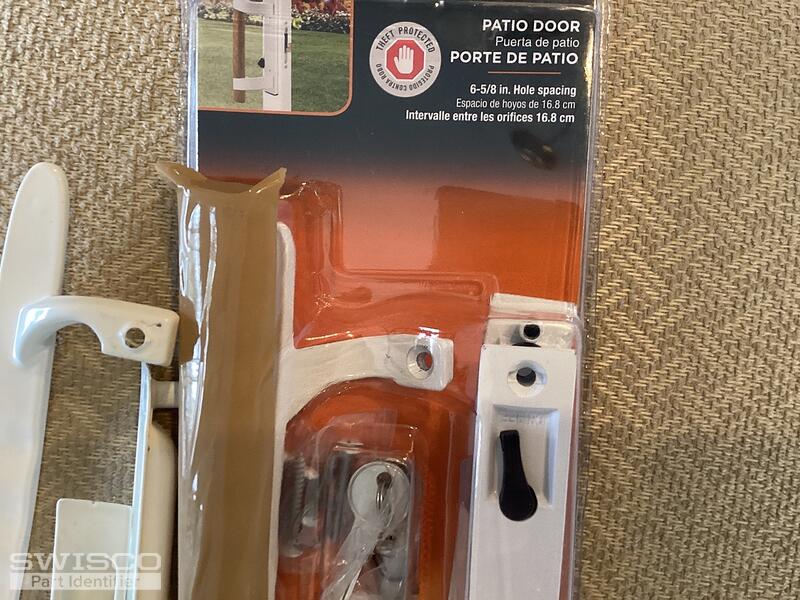 Locking patio door handle with key locki : SWISCO.com