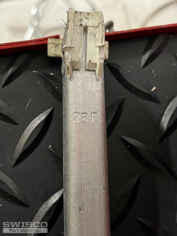 28F is stamped on channel : SWISCO.com