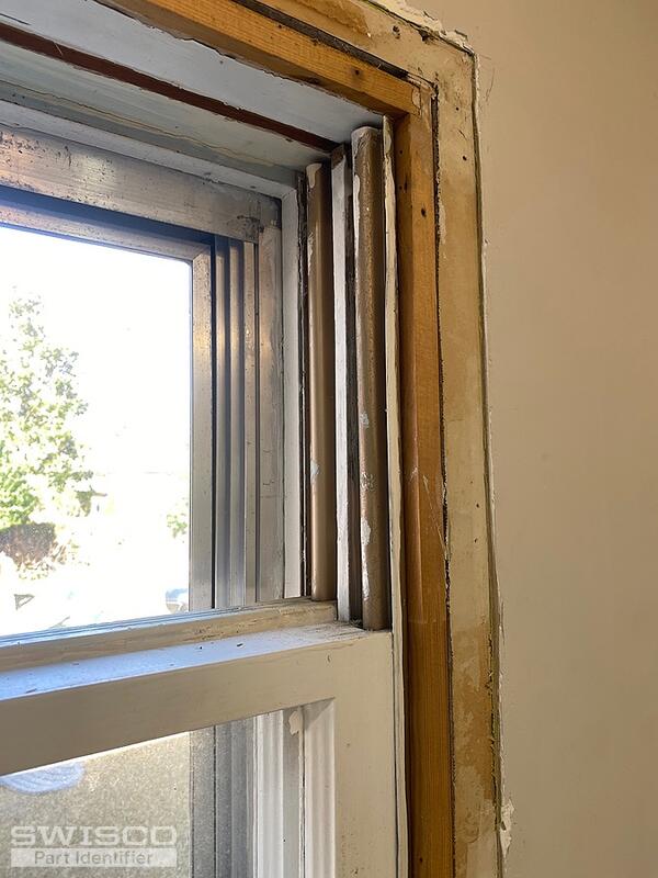 Window sash spring balance hidden : SWISCO.com