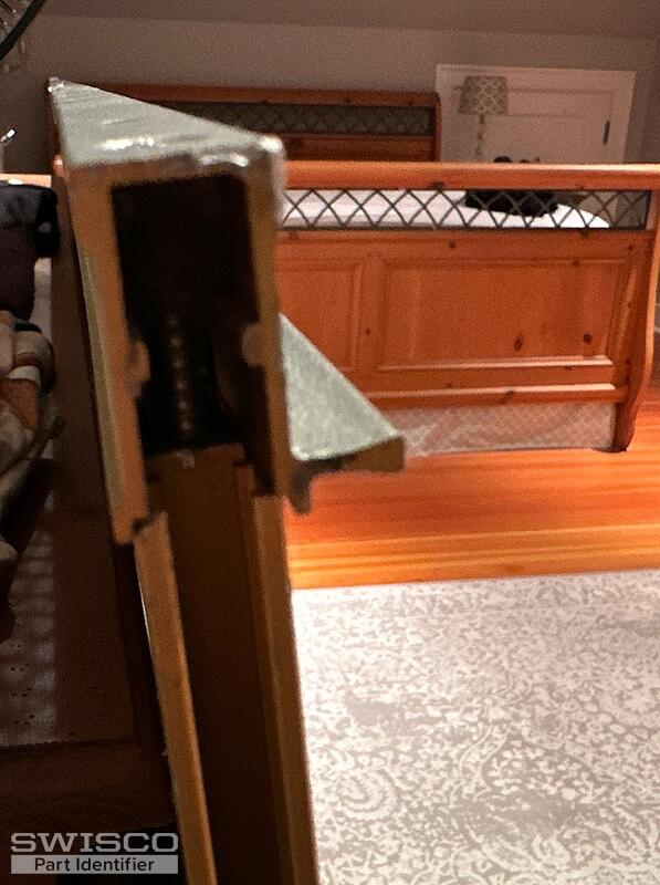 Hard rubber track guide for hanging Stylmark mirror wardrobe doors ...