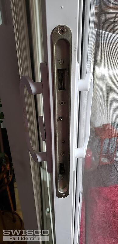 Patio sliding door Replacing a one way lock to a two way lock : SWISCO.com