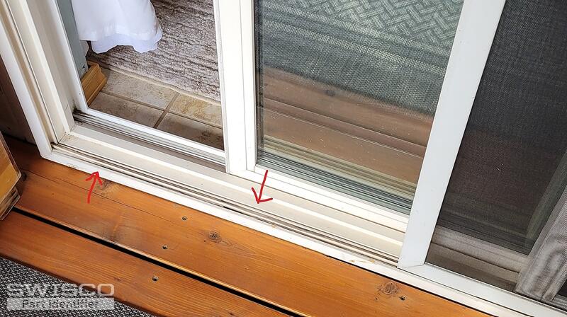 screen track on sliding glass door : SWISCO.com