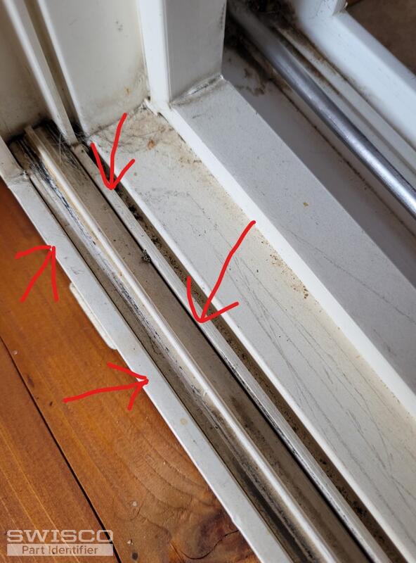 screen track on sliding glass door : SWISCO.com