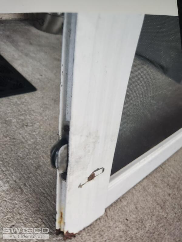 Sliding screen door bottom rail with rollers : SWISCO.com