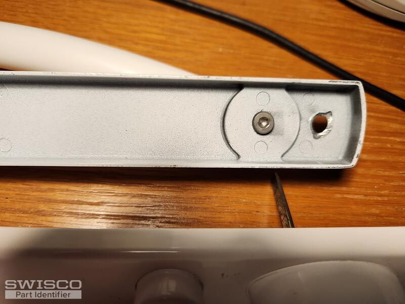 PVC and Glass sliding door Handles and door jam latch. : SWISCO.com