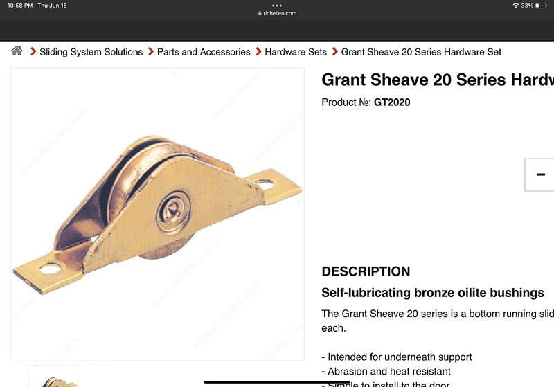 Grant #20 rolling sheave : SWISCO.com