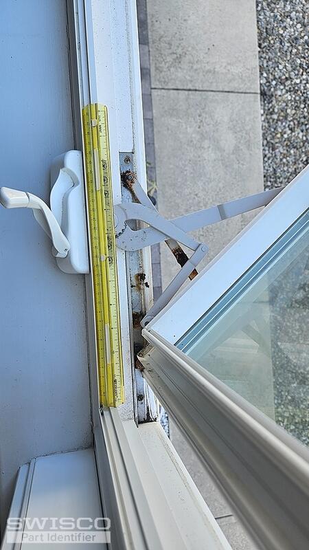 Vertical casement window 36 x 48 , crank arms guides. etc : SWISCO.com