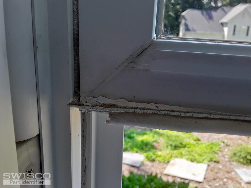 Double Hung weatherstripping on bottom of top sash : SWISCO.com