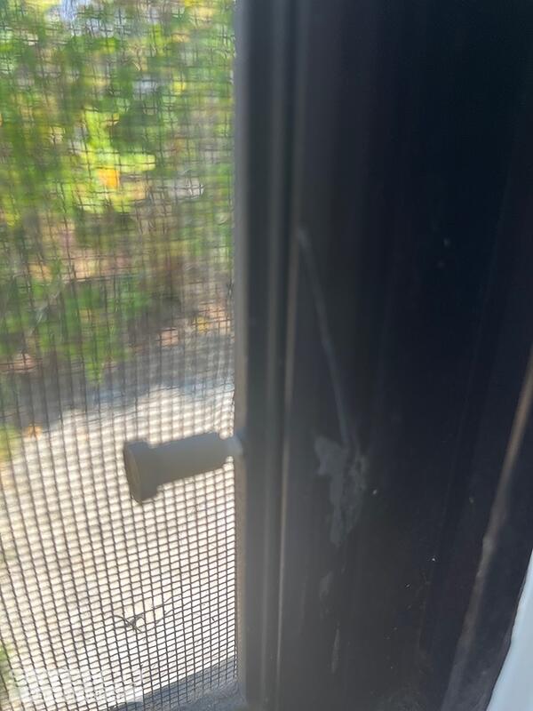 Searching for Old metal window screens with white plastic pins to hold ...