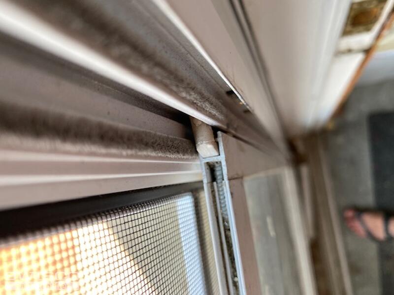 White plastic window corner for storm windows. : SWISCO.com