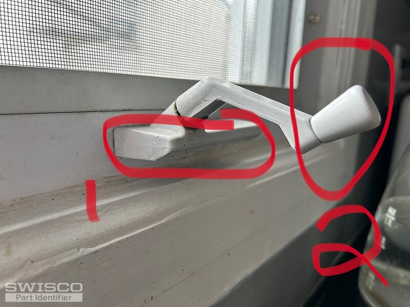 Casement window hand crank components : SWISCO.com