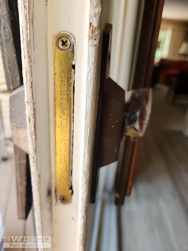 1992 pella patio door lock : SWISCO.com
