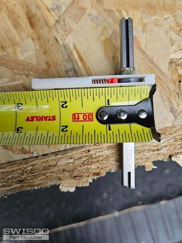 Exterior special door handle spindle with spring cassette for sag ...
