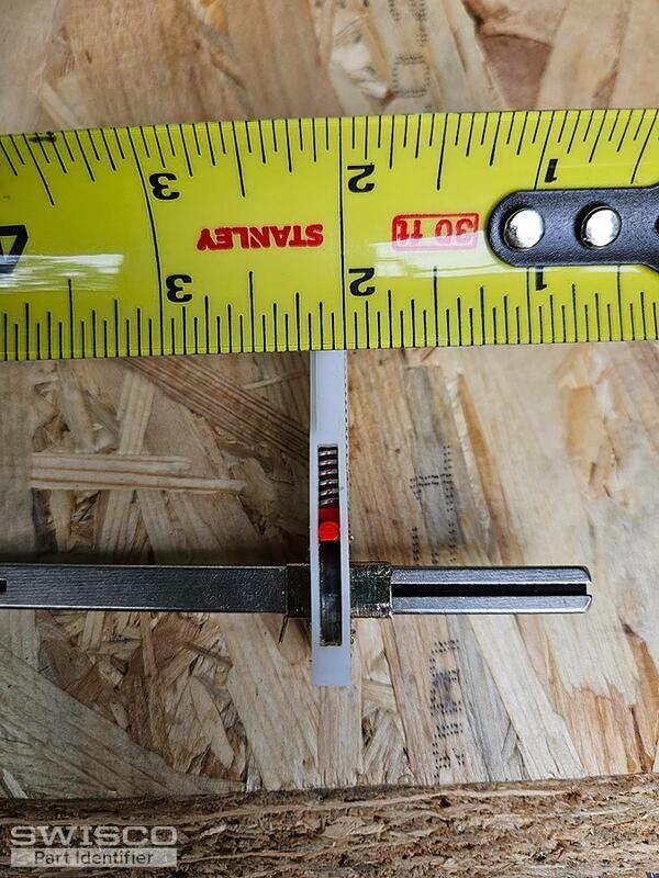 Exterior special door handle spindle with spring cassette for sag ...