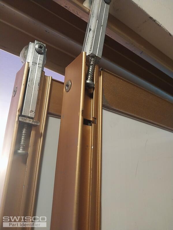 Sliding mirror closet door - top rail hanger hardware : SWISCO.com