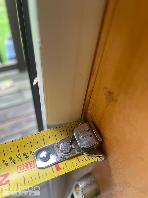Vertical weather strip on 1994 Weathershield sliding patio door ...