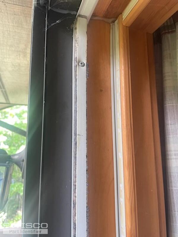 Vertical weather strip on 1994 Weathershield sliding patio door ...