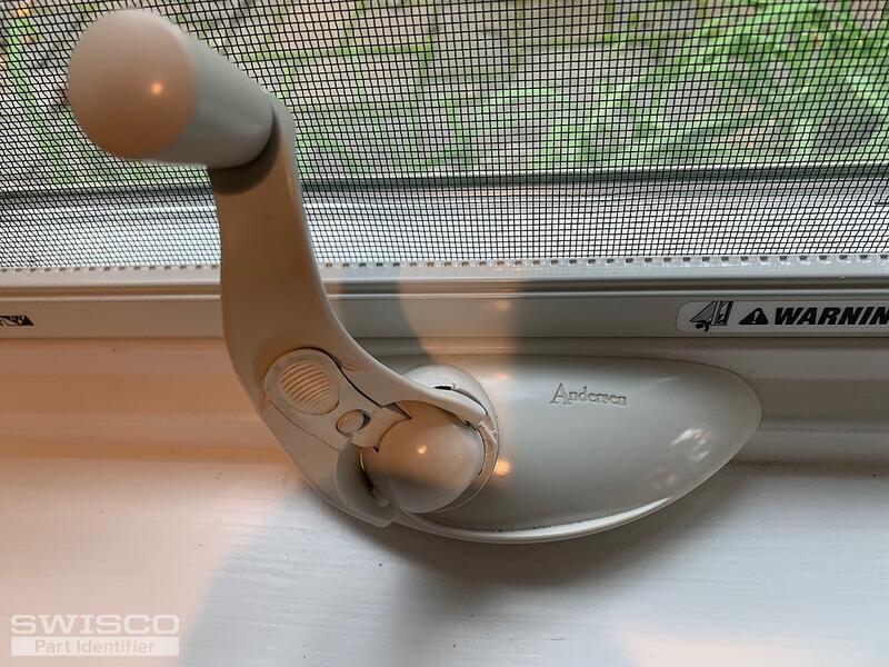 Andersen Casement Operator Handle Metro Style Folding in white : SWISCO.com