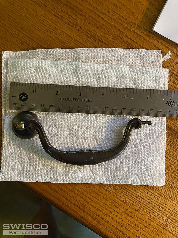 Need replacement mounting bracket for bail pull handle (Thomasville dresser) : SWISCO.com