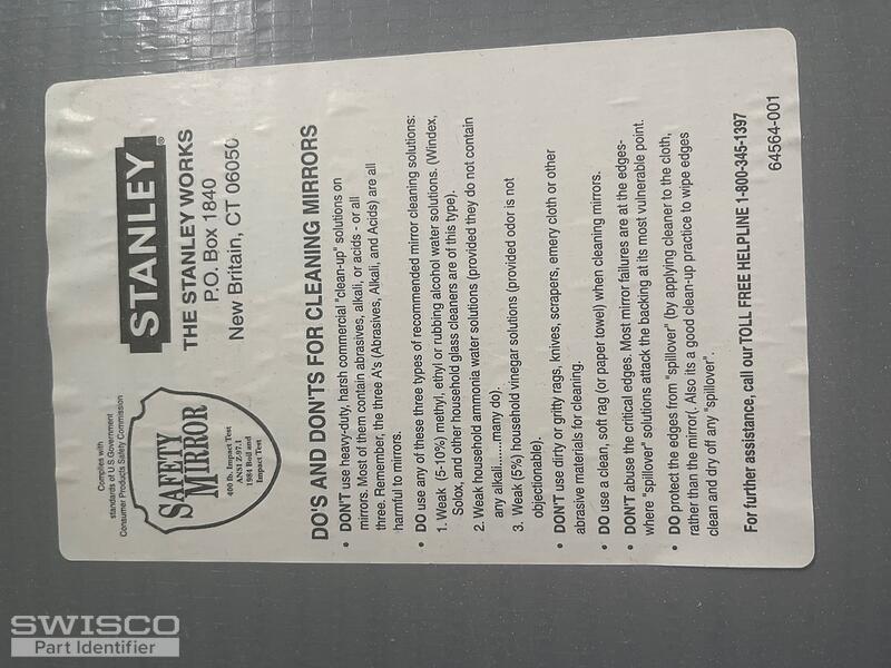 Stanley sliding mirrored door : SWISCO.com