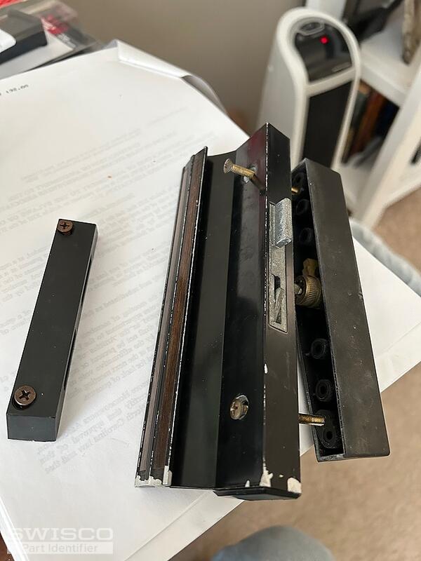 Surface mounted sliding patio door lock and handle : SWISCO.com