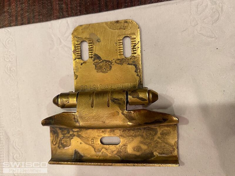 Patent # 3613151 US. Cabinet Hinges : SWISCO.com