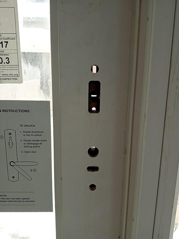 PGT 5555 French door multi point handles : SWISCO.com