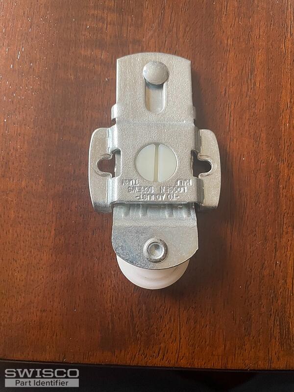 Closet door bottom roller/wheel assembly : SWISCO.com
