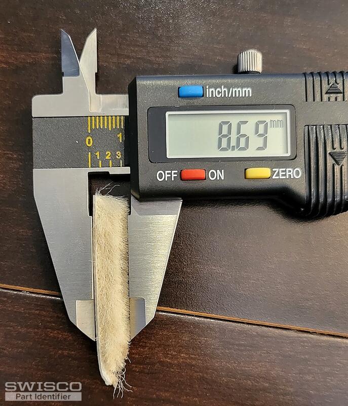 Jeld-Wen casement window replacement pile weather strip : SWISCO.com