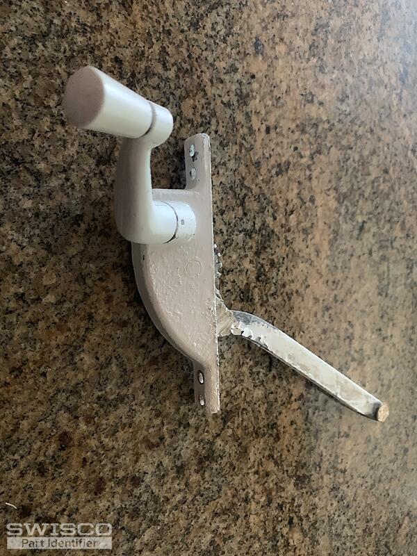 handle with complete hardware for side window of Garden Window without jams - installed 2007 ...