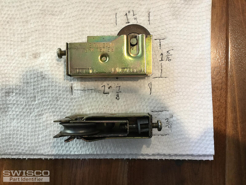 Glass Door Roller Identification : SWISCO.com