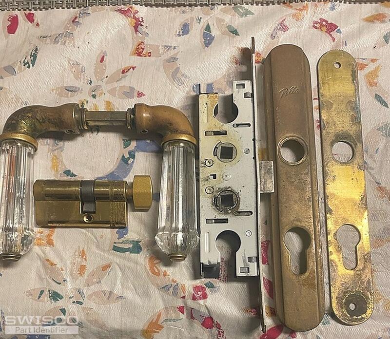 complete pella storm door handle (90561.321.070409) : SWISCO.com