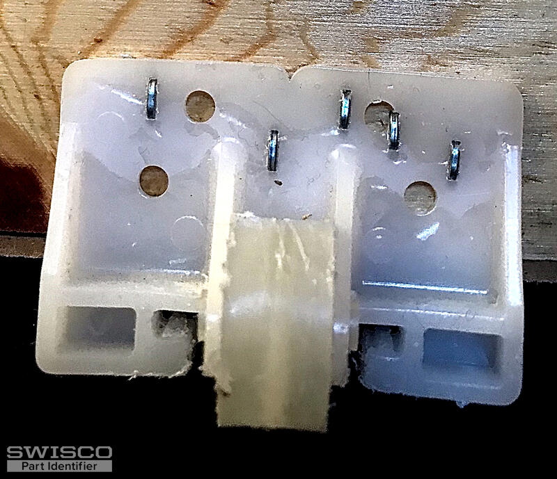 Bottom rear mounted plastic guides for 6 drawers under a Cal-King ...