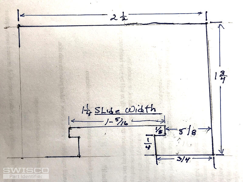 Bottom rear mounted plastic guides for 6 drawers under a Cal-King waterbed frame. : SWISCO.com