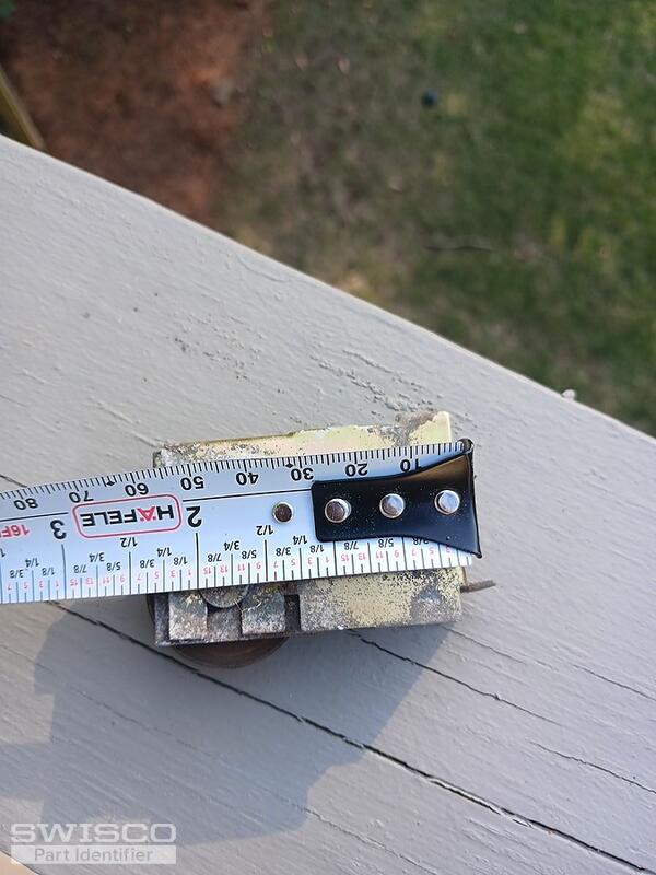 Need help identifying these patio door roller : SWISCO.com