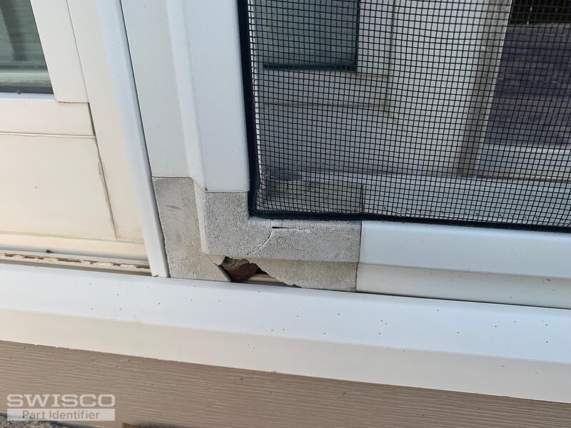 Screen door corner bracket with roller : SWISCO.com