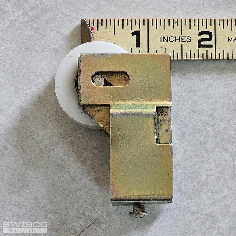 Patio Door Roller Assembly- single nylon 1.25" roller : SWISCO.com