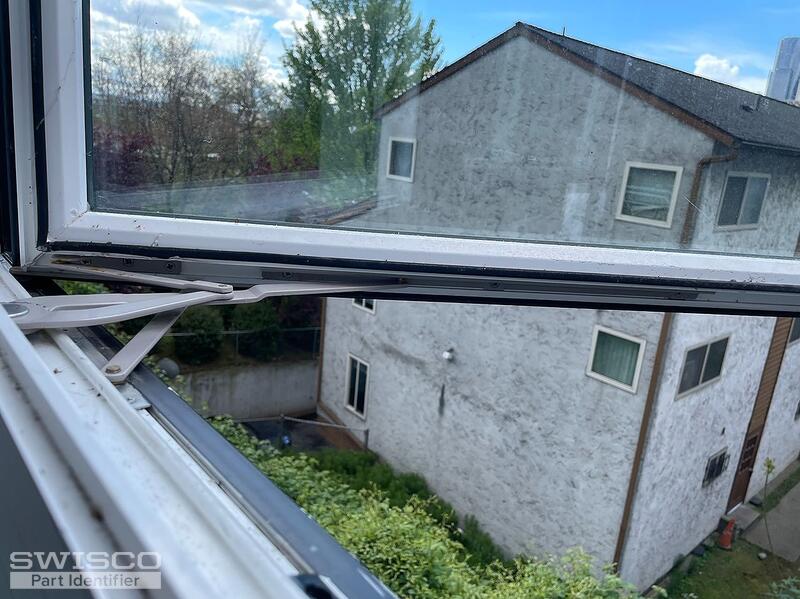 dual arm casement window operator track slider missing : SWISCO.com