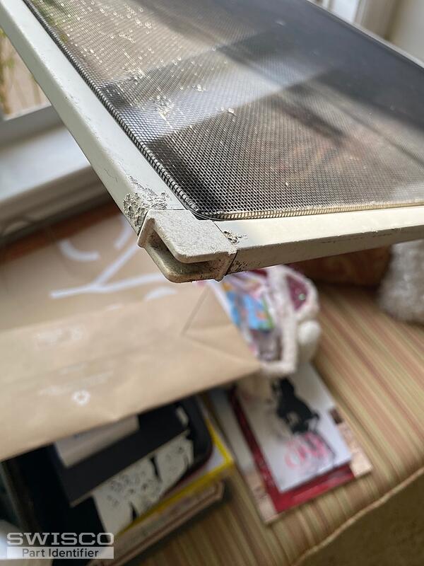 Slotted window screen corner : SWISCO.com