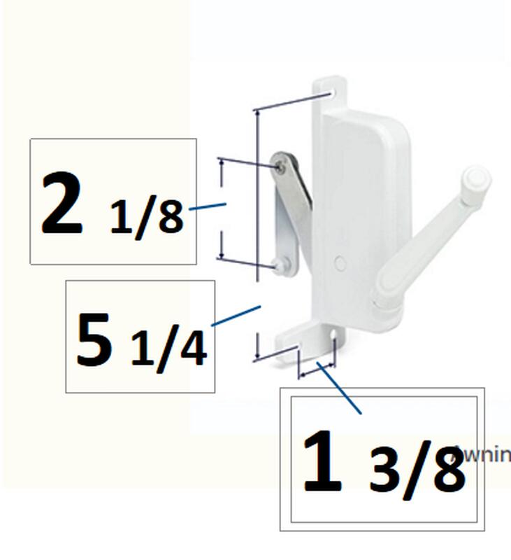 Operator and Lower Link Guide(?) for older Awning Window. : SWISCO.com