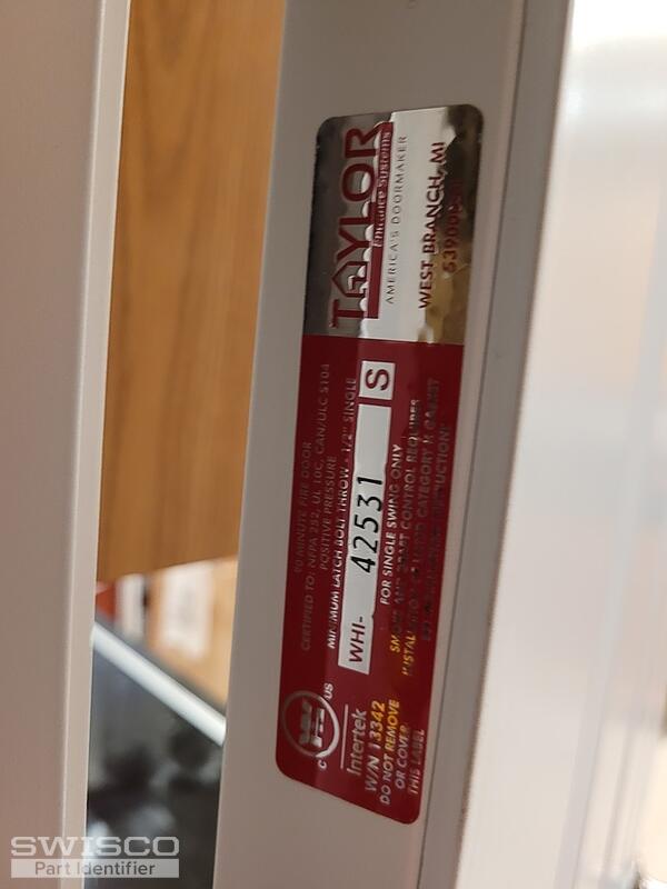 Replacement for damaged weatherstrip/ sweep on door : SWISCO.com