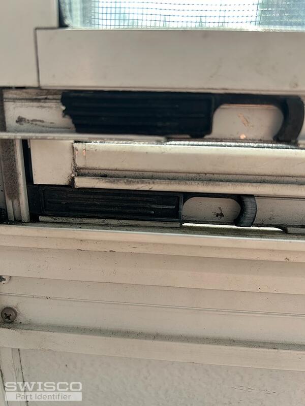 broken finger latch in sliding window of provia storm door #399 ...