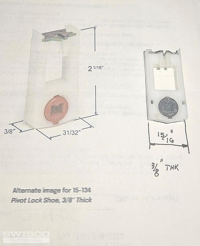 Replacement pivot lock shoes : SWISCO.com