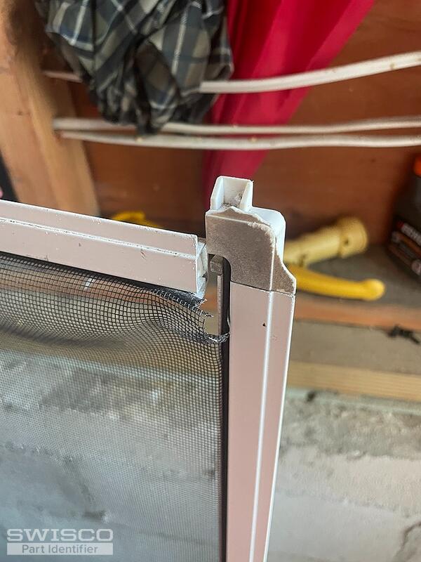 SWISCO.com: Square Cut 3/8" Screen Corner with Flange